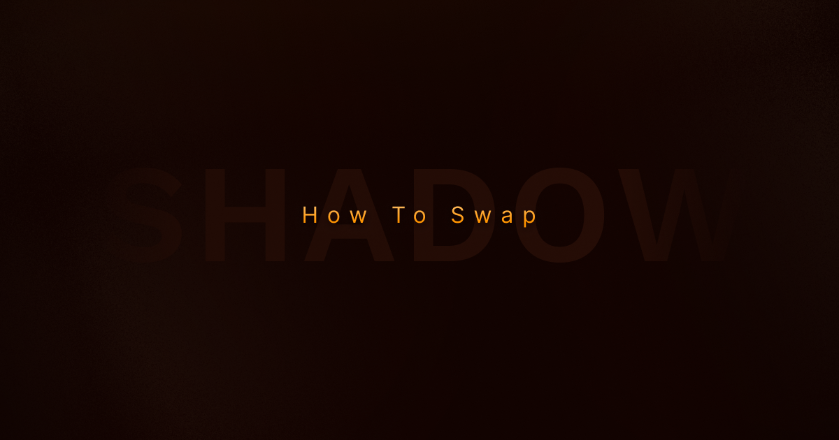 How To Swap | Docs