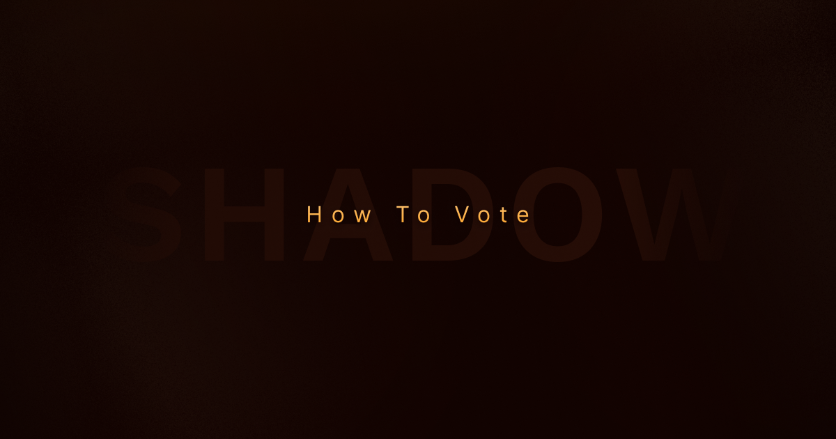 How To Vote | Docs