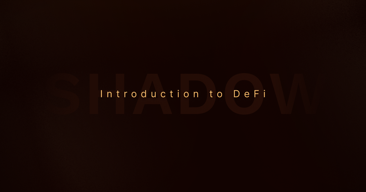 Introduction to DeFi | Docs